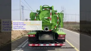 China High Pressure Water Jetting And Vacuum Sewage Suction Truck For Industrial And Municipal Pipe Cleaning for sale