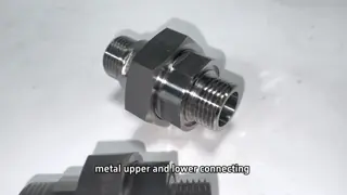 China CNC Precision Stainless Steel High-Pressure Double Male Thread Union | Fully Welded Check Valve for sale