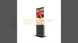 China 43 Inch Vertical All-In-One Digital Display with Intel i7 CPU, 32GB RAM, and 10-Point Touch Screen for sale