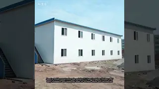 T-Type Container House - Mobile, Easy-Installation, Thickened Wall Prefab Unit for Construction Site Office & Dormitory