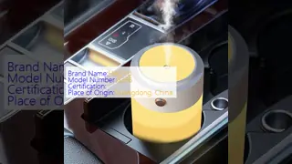 Silent USB Car Humidifier Color Light
