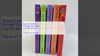 China PLC Padded Hardcover Board Book Printing Service Eco Friendly Ink For Children for sale