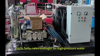 1000bar electric high pressure water jetting machine