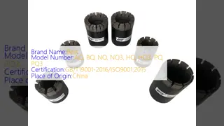 Diamond Core Bit Wear Resistance For Tough Rock