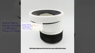 Simple Displacement Seat Drain Pipe, PP Waste Pipe, 2.5cm, 5cm, 10cm, Toilet Connection Fittings, Outlet Pipe