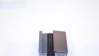 Window aluminum profiles product display