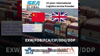 China China to UK LCL Sea Freight | Door to Door DDU Shipping to London for sale