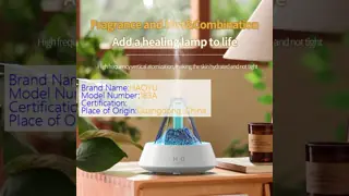 Rocket Flame Aroma Humidifier Cool Mist