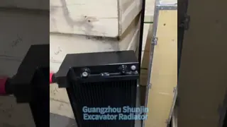 View TMY ZE230 ZE210 Water Radiator For Zoomlion Crawler Excavator Cooling Demo