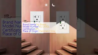 China 20A 125V USB Type C Wall Outlet with Night Light - 20W PD Fast Charger & 0.2W Warm White Illumination for sale