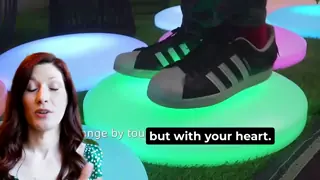 China Active Game Dance Floor LED Pressure Sensitive Interactive Toy for Theme Park Game Room White Emission Night Club Lighting for sale