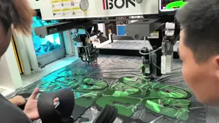 IB1606 Footwear Upper Multi-Layers Cutting Machine | High-Precision CNC Shoe Upper Cutter