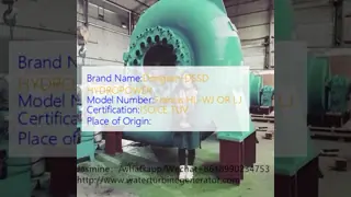 2000kw Francis Turbine Generator Power Solution