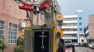 China Wheel Hub Shot Blasting Machine Hanger Type Shot Peening for sale