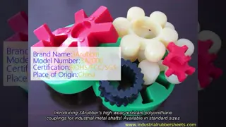 China High Wear Resistant T Type Polyurethane Coupling for Industrial Metal Shaft with Standard Size Options for sale