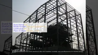 Economical Anti-Rust Steel Frame Warehouse for Industrial Storage
