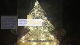 China Seven-color Christmas Tree Decoration LED Copper Wire Light String, European-style Street Stall Light, New Style Festival LED Christmas Tree Light. for sale