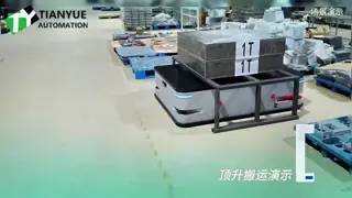 China Movement Accuracy ±10mm AGV Automated Guided Vehicle with 2000 Kg Load Capacity and Laser Radar Obstacle Avoidance for Industrial Automation for sale