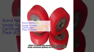 Wear Resistant Polyurethane PU Coated Wheels Suitable for Trucks Warehouse Systems and Industrial Equipment Applications