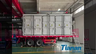 China Humidity 95 Percent On Wheels Transformer Station Main Transformer Capacity 10 Mobile Transformer Unit for Energy Supply for sale