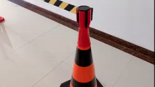 China 5m 3meters Traffic Safety Cone Road Belt Topper Warning Barrier Retractable Topper High quality White Red Yellow barrier Fence Tape for sale