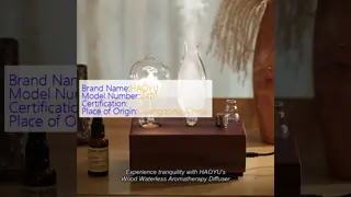 Wood Waterless Aromatherapy Aroma Oil Diffuser Quiet Sleep For Hotel