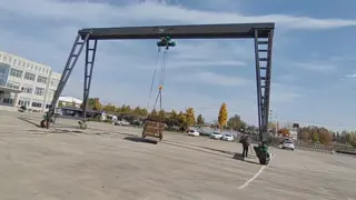 15T Rubber-Tired Rubber-Tired Gantry Crane
