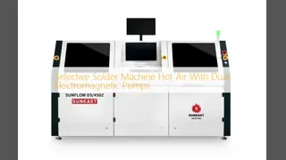 China Selective Solder Machine Hot Air With Dual Electromagnetic Pumps for sale