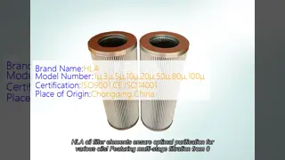 Various Vacuum Oil Purifier Oil Filter Element Parts For Different Stage Filtering