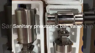SS316L Sanitary Pneumatic Actuator Valve 2 Inch Food Grade 16bar Single Acting Vertical