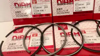 China Mitsubishi 6D34 4D34 Engine Parts ME993488 ME996442 Piston Ring For ME220454 Piston SK230-6 SK230-6E Excavator for sale