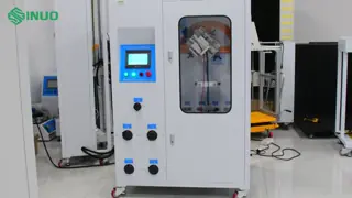 China EV Connector Flexing Tester with Servo Motor Drive, Adjustable Flexing Angle 0-360°, and PLC Intelligent Control for sale