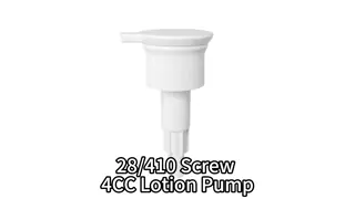 China 28mm 4CC Output Custom Colored PP Plastic Crown Emulsion Pump Lotion Pump Hand Wash Screw-in for sale