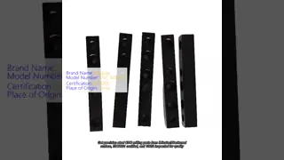 Customized Steel CNC Milling Parts with Blackened Surface Treatment and Factory Price