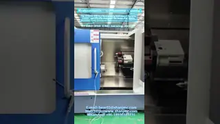 High-precision CNC turning center #cncmill #machine #cncsoftware #cnc