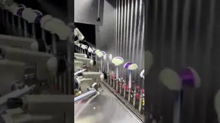 uv spraying line for Colored plastic handicrafts