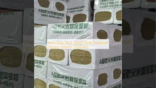 Safe Rock Wool Panels Fireproof Insulation