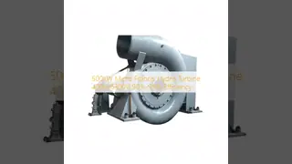 50kW Turgo Turbine for High Head Power