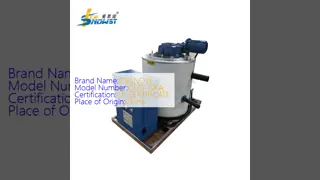 China High Efficiency 1 Ton Flake Ice Evaporator Water Cooled Commercial Ice Machine for sale