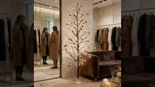 China 1.8m pinecone tree light, led warm white + pinecones, 12v 9w, for luxury hotel/home/commercial, eco-friendly, moq 500 pcs for sale