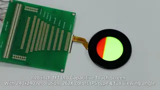 China 1.3 Inch TFT LCD 240*240 Screen Full View 1.28" Round LCD Display For TFT Watches FPC Connection 24pin Socket FPC Ready for sale