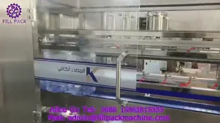 2095 J11 disposable gallon bottle, Filling, and Capping Machine