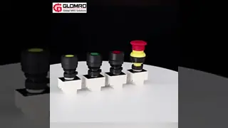 China GLOMRO 10A Oltage Explosion-Proof Corrosion-Resistant Control Button IP66 Switch Electronic Emergency Stop Button for sale