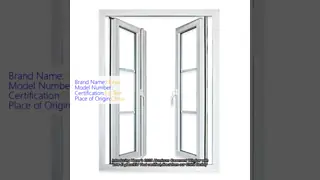 2025 New Factory Direct Aluminum Casement Glass Window with Low-E Glass