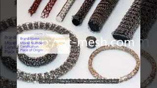 China Custom Sized Compressed Wire Mesh Shock Absorber od88*50*20mm for car for sale