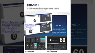 China BTH-9211 IPX8 4K UHD Medical Endoscope Camera System With Multilingual Menu for sale