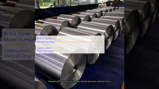 Aluminum Alloy 8079 Aluminum Foil High-Barrier Packaging Film (0.012 mm | Custom Width | Double-Sided Bright Annealed Finish)