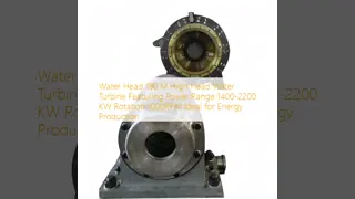 China High Head Water Turbine with 1400-2200 KW Power Range 1000 RPM Rotation Speed and Stainless Steel Guide Vane for sale