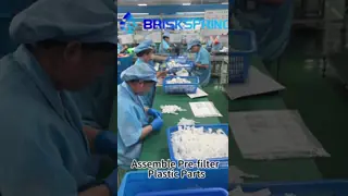 Assmebly of plastic filter cartridge from Briskspring