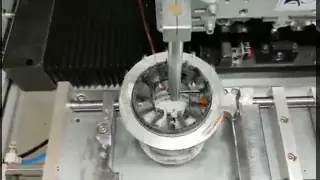 How to produce BLDC Motor Straight Lamination Stator Stack with Needle Winding Machine